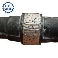 China 18-30 m2/h Cutting Speed Quarry Mining Concrete Diamond Wire Saw Rope for Granite Quartz for sale