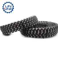 China 18-30 m2/h Cutting Speed Quarry Mining Concrete Diamond Wire Saw Rope for Granite Quartz for sale