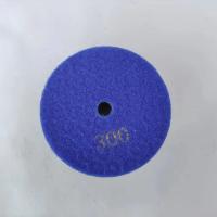 China Granite Marble Floor Polishing Pad 4inch Wet Dry Resin Sandpaper 100mm Handle Grinder for sale
