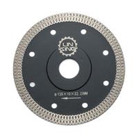 China Cutting Stone Granite Marble and Porcelain Tile 115mm/125mm Diamond Turbo Cutting Disc for sale