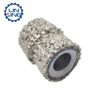 China Customized OBM Support Double Vacuum Brazed Marble Quarry Wire Saw Bead for Cutting for sale