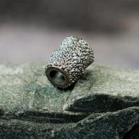 China Diamond Vacuum Brazed Double-Cone Wire Saw Beads for Marble Travertine Cutting in Brazil for sale