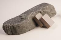 China Flat Shape Indonesia Sandstone Segment 24*9*15mm Single Disc Sandstone Cutter Tips Sandwich Layer Segment for sale