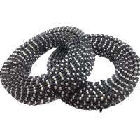 China 11.5mm D12MM Diamond Wire Saw Rope for Cutting of Concrete Quarry Granite and Marble for sale