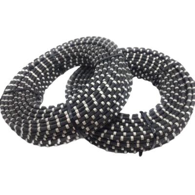 China 11.5mm D12MM Diamond Wire Saw Rope for Cutting of Concrete Quarry Granite and Marble for sale