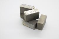 China Flat Shape Segment Diamond for Granite Andesite Lava Cutting Tool 1800mm Blade Tip for sale