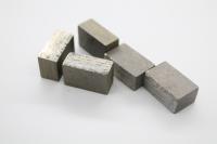 China Flat Shape Segment Diamond for Granite Andesite Lava Cutting Tool 1800mm Blade Tip for sale
