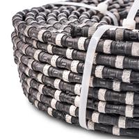 China Top Class Sintering Beads Diamond Wire Saw for Granite Quarry Stone Cutting at Affordable for sale