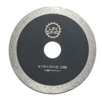 China Cold Press 8 Inch Continuous Diamond Saw Blade for Ceramic Tile Asphalt Cutting Good for sale