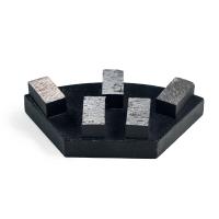 China 100 Rectangle Diamond Grinding Plate for Concrete Floor Bond Metal Bond Diamond Tools for sale