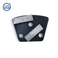 China Customized Concrete Floor Trapezoid Metal Diamond Grinding Plate with Diamond Segment for sale