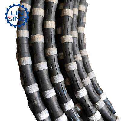 China Customized Support OEM D11.5MM D12MM Diamond Wire Saw for Mixed Steel-Concrete Cutting for sale