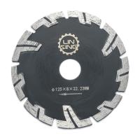 China Long-lasting Metal Cutting Diamond Disc D230mm T Type Protection Teeth For Stone for sale