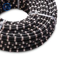 China 11.5mm/12mm Diameter Diamond Wire Saw Rope for Quartz Advantage Environment Protected for sale