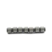 China D11.0mm Vacuum Brazed Diamond Wire Saw Beads for High Cutting Speed Stone Block Tools for sale