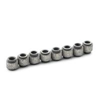 China D11.0mm Vacuum Brazed Diamond Wire Saw Beads for High Cutting Speed Stone Block Tools for sale