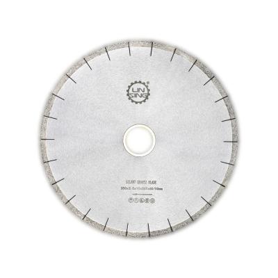 China Diamond Saw Blade for Quartzite Cutting and Edging Machine 350mm Segment Welded Blade for sale
