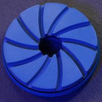 China Customized 125mm Snail Lock Resin Polishing Pad for Granite Grinding Disc for sale