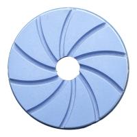 China Customized 125mm Snail Lock Resin Polishing Pad for Granite Grinding Disc for sale
