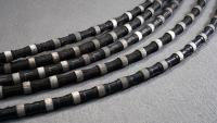 China D11.5MM D12MM Diamond Wire Saw Rope for Mixed Steel-Concrete Cutting in Stone Quarry for sale