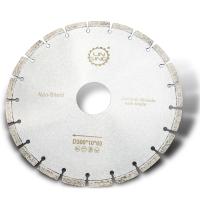 China D300mm Sintered Stone Cutting Wheel U Slot Diamond Saw Blade for High Cutting Speed for sale