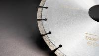 China D300mm Sintered Stone Cutting Wheel U Slot Diamond Saw Blade for High Cutting Speed for sale