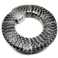 China Customized Color Diamond Wire Saw Rope for Wet Cutting Concrete Cutting Tools for sale