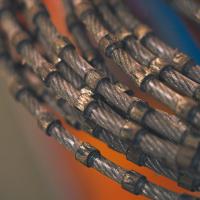 China Diamond Wire Saw For Profiling D11.0mm And D8.3mm With Diamond And Metal Powder for sale
