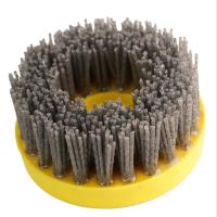 China Customized OBM Support 100mm-300mm Nylon Frankfurt Abrasive Brush for Stone Processing for sale