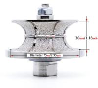 China Aggressive Cutting B30 Diamond Router Bits with Stable Performance 10000PCS/Month for sale
