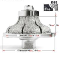 China Aggressive Cutting B30 Diamond Router Bits with Stable Performance 10000PCS/Month for sale