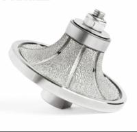 China 20-40mm Thickness Sintered Diamond Stone Router Bit for Grinding Edge of Granite Marble Abrasive Pad for sale