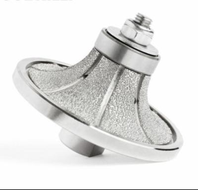 China 20-40mm Thickness Sintered Diamond Stone Router Bit for Grinding Edge of Granite Marble Abrasive Pad for sale