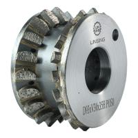 China Customized Diamond Metal/Resin Profiling Grinding Wheels for Granite Marble Polishing for sale