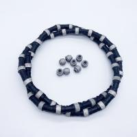 China Customized Support Diamond Wire Saw 11.5mm Sintered Bead Rope for Marble Quarry Mining for sale