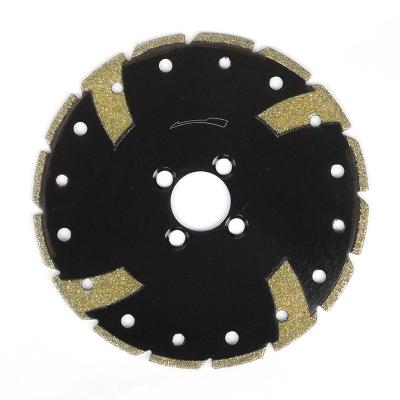 China Diamond Tools 350mm Electroplated Diamond Saw Blade for Granite Marble Stone Cutting for sale