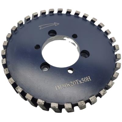 China Customized 150mm CNC Stubbing Wheel for Accurate Granite Marble Quartz Profiling Needs for sale