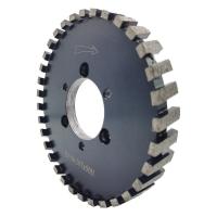 China Customized 150mm CNC Stubbing Wheel for Accurate Granite Marble Quartz Profiling Needs for sale