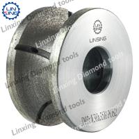 China 45-120mm Vacuum Brazed Diamond Router Bits for Stone Edging Full Bullnose for sale