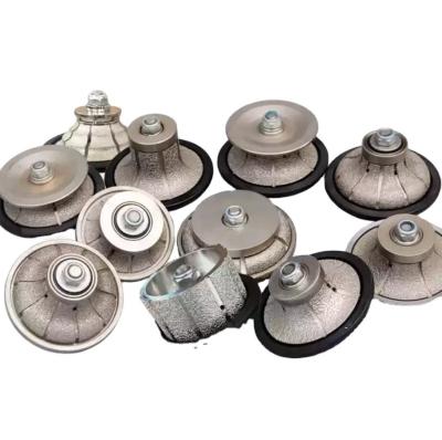 China Metal Bond Diamond Hand Router Bit for Shaping Granite and Marble 20-40mm Stone Thickness for sale