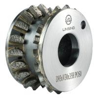China Wheel Dialead Segmented Resin Diamond Hand Profiling Wheel for Granite Marble Stone Edge for sale