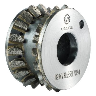 China Wheel Dialead Segmented Resin Diamond Hand Profiling Wheel for Granite Marble Stone Edge for sale