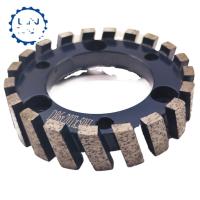 China Flexible and Durable Diamond Segmented CNC Turbo Stubbing Wheel 86mm Wheel for sale