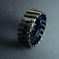 China Flexible and Durable Diamond Segmented CNC Turbo Stubbing Wheel 86mm Wheel for sale