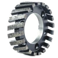 China 86mm CNC Diamond Stubbing Wheel for Stone Grinding D86*40T Marble Granite Slab Tile for sale