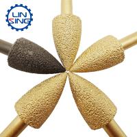 China Tungsten Cobalt Alloy Technology Vacuum Brazed Diamond Engraving Bit for Granite for sale