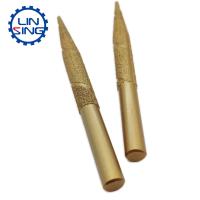 China Tungsten Cobalt Alloy Technology Vacuum Brazed Diamond Engraving Bit for Granite for sale