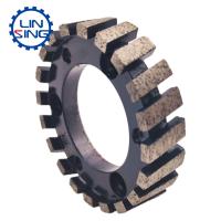 China D50/86/100mm Stone Surface Grinding and Milling Segment Iron Core CNC Stubbing Wheel for sale