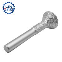 China TiAIN Coating Vacuum Brazed Diamond Carver for CNC Stone Engraving Machine for sale