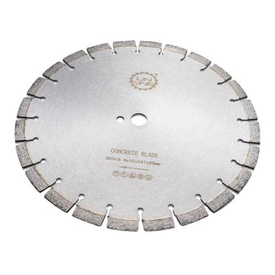 China 350mm Concrete Laser Welded Diamond Saw Blade for Cutting Concrete 24Z No Chipping for sale